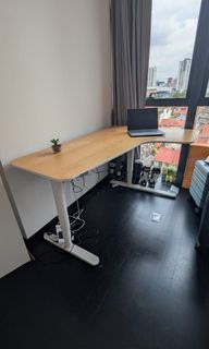 IKEA GLADHJÖJDEN computer desk with monitor arm, Furniture & Home ...