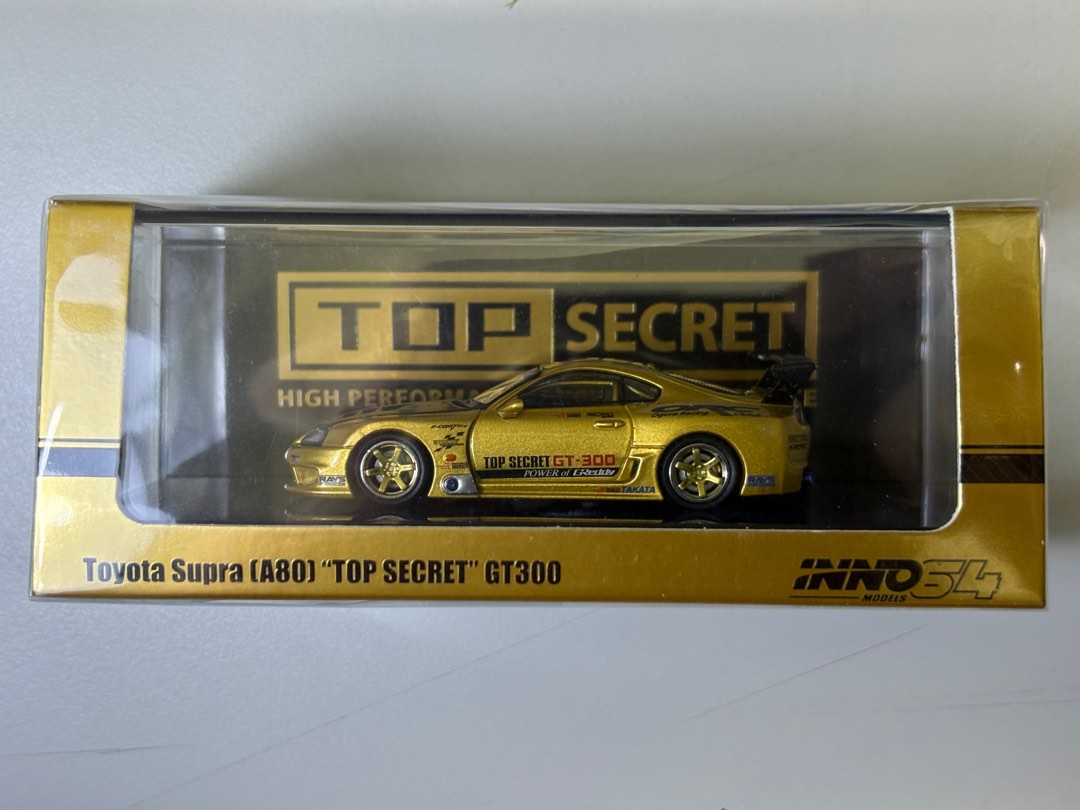 INNO Models Toyota Supra (A80) Top Secret GT300, Hobbies & Toys, Toys ...
