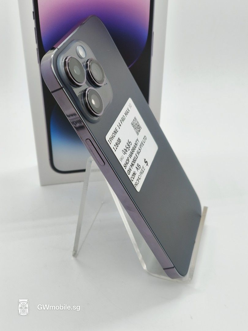 iPhone 14 Pro Max Deep Purple 128GB, Mobile Phones & Gadgets, Mobile ...