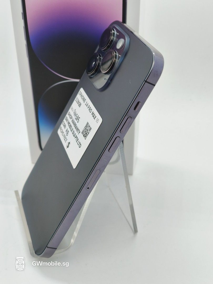iPhone 14 Pro Max Deep Purple 128GB, Mobile Phones & Gadgets, Mobile ...