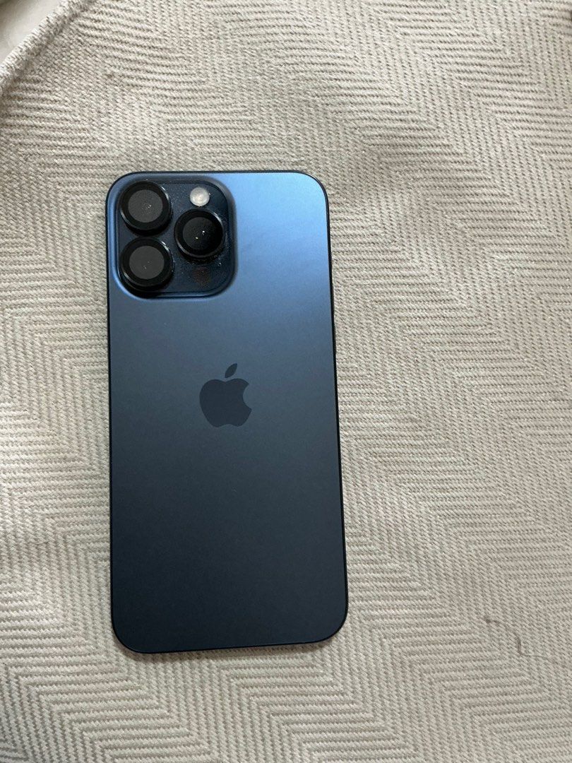 iPhone 15 Pro Max Blue Titanium 256GB, Mobile Phones & Gadgets, Mobile ...