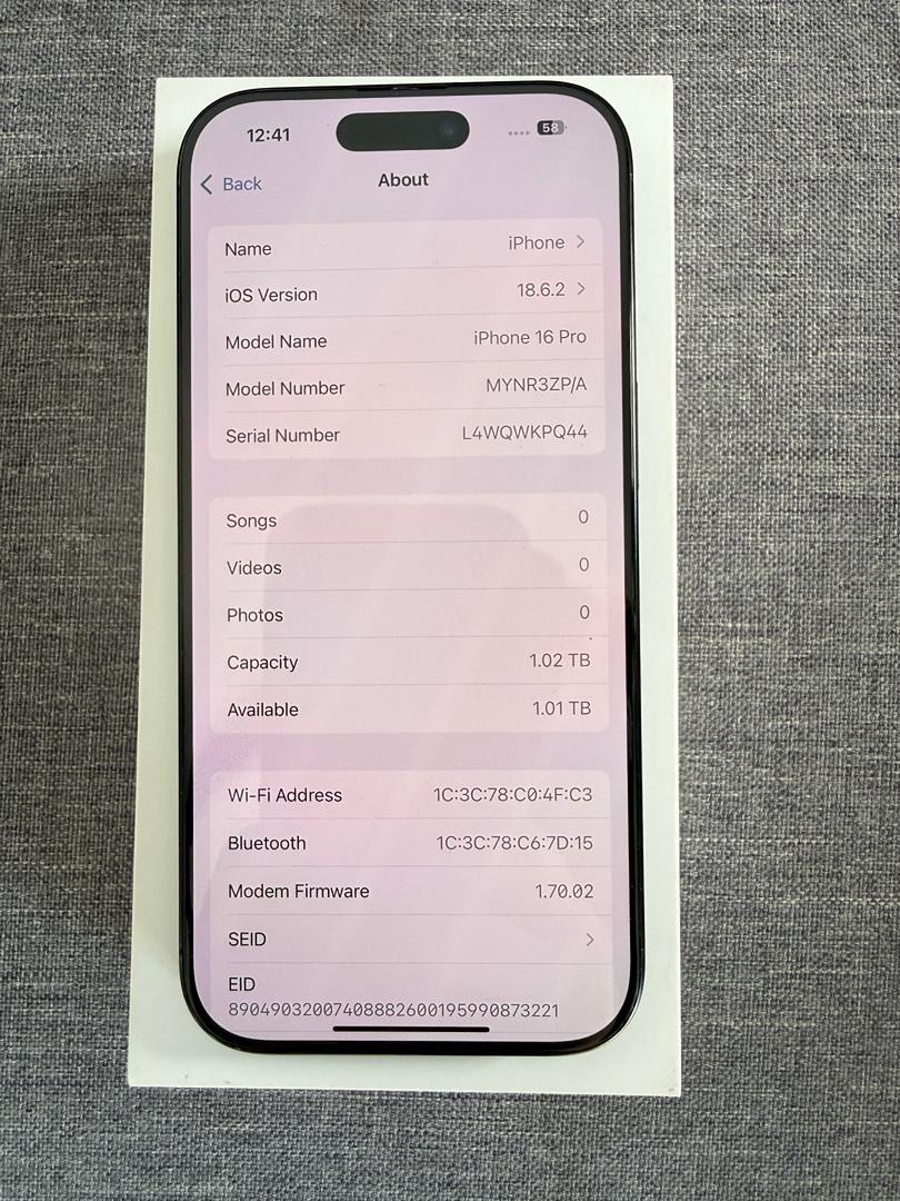 iPhone 16 Pro Black Titanium 1 TB, Mobile Phones & Gadgets, Mobile ...