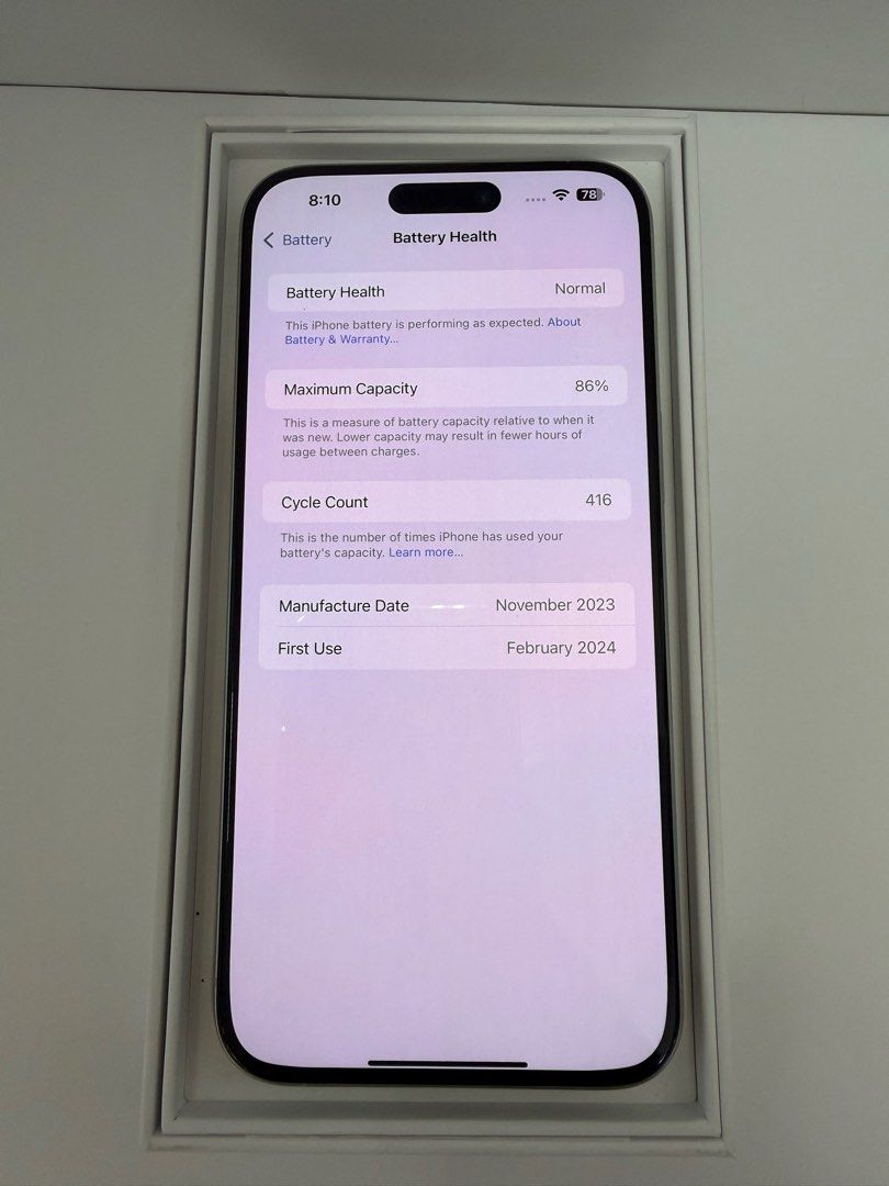 iPhone 15 Pro Max White Titanium 256GB, Mobile Phones & Gadgets, Mobile ...