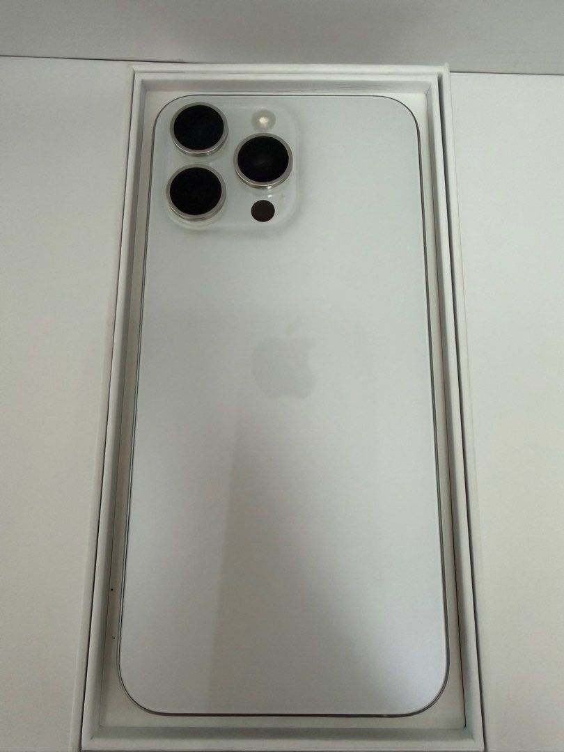 iPhone 15 Pro Max White Titanium 256GB, Mobile Phones & Gadgets, Mobile ...