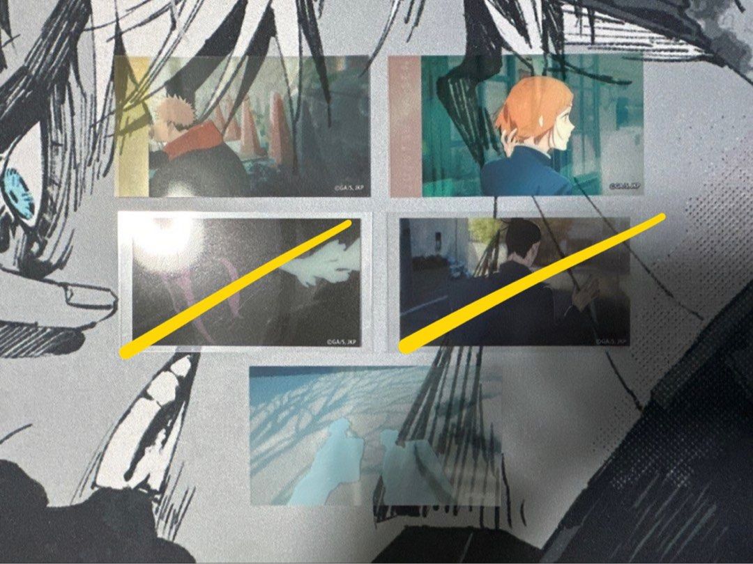 JJK Jujutsu Kaisen Clear Strips (s2 ed scenes) - Itadori Yuji/Kugisaki ...