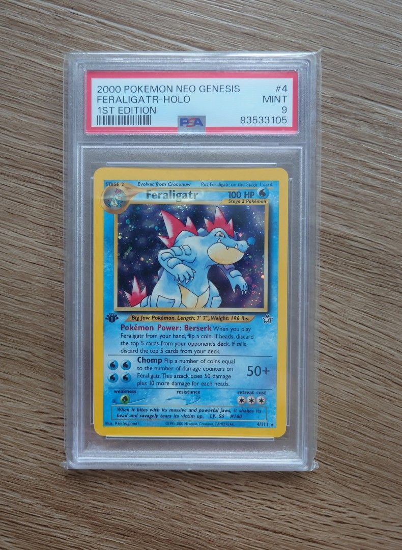 Johto Trio Set Feraligatr Typhlosion Meganium Pokemon Neo Genesis 1st ...