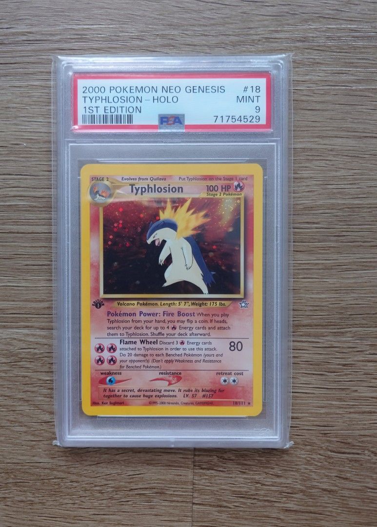 Johto Trio Set Feraligatr Typhlosion Meganium Pokemon Neo Genesis 1st ...