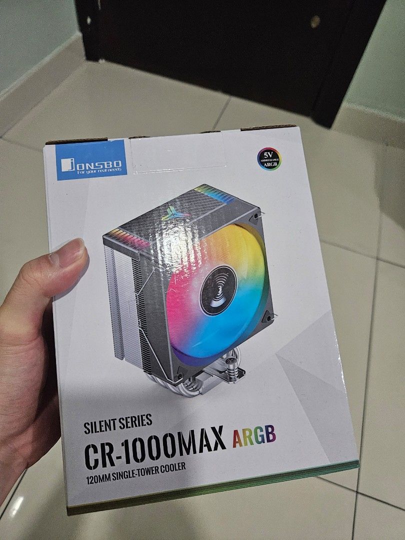 JONSBO CR-1000MAX ARGB CPU Cooler, Computers & Tech, Parts ...