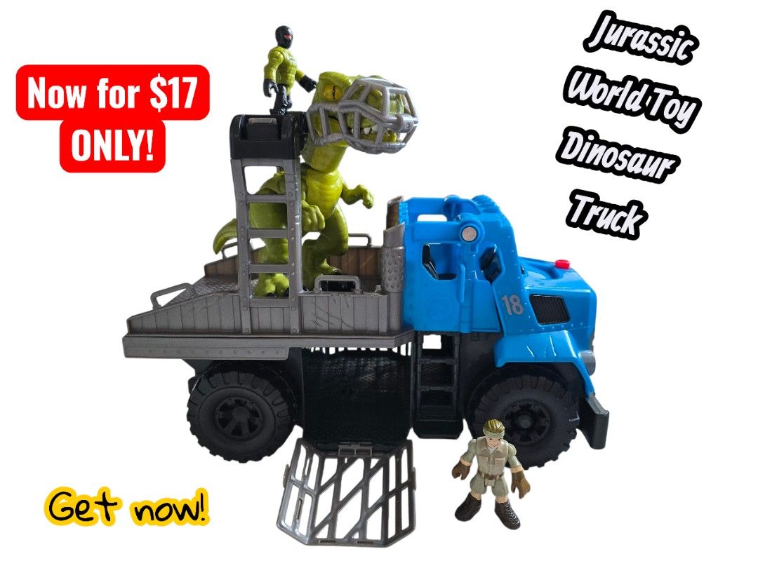 Jurassic World Dinosaur Truck Toy, Hobbies & Toys, Toys & Games on ...