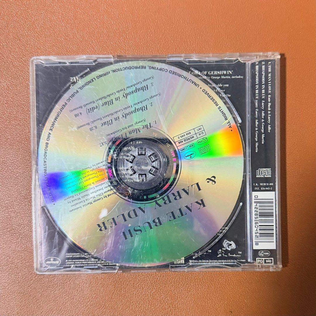 Kate Bush & Larry Adler: The Man I Love. (CD Single, 1994). Mercury ...