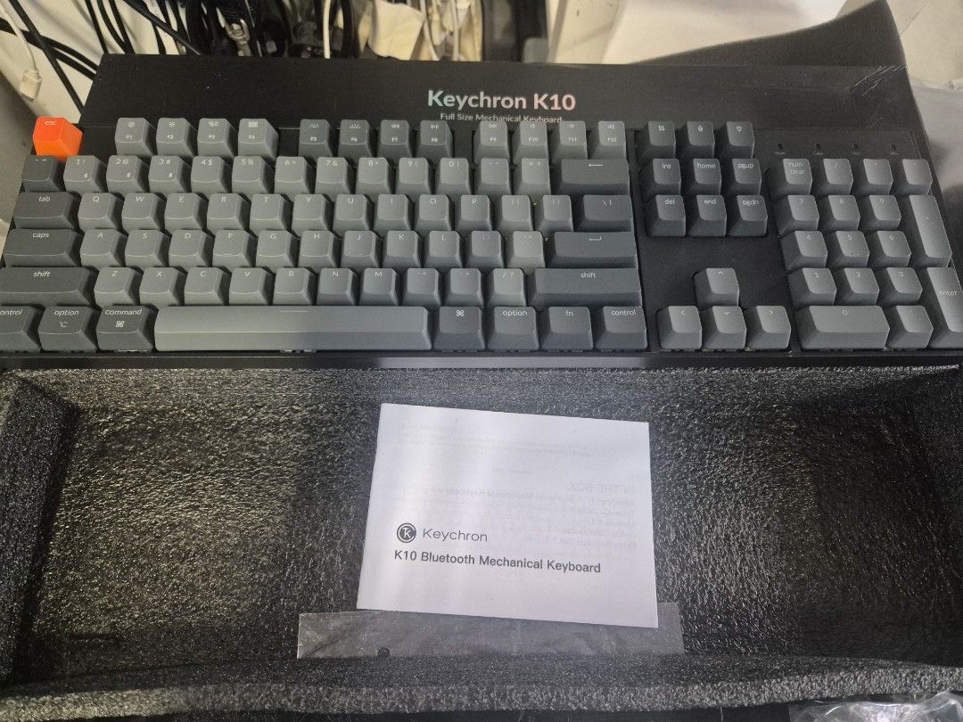 Keychron K10 Full Size Mechanical Keyboard, Computers & Tech, Parts ...