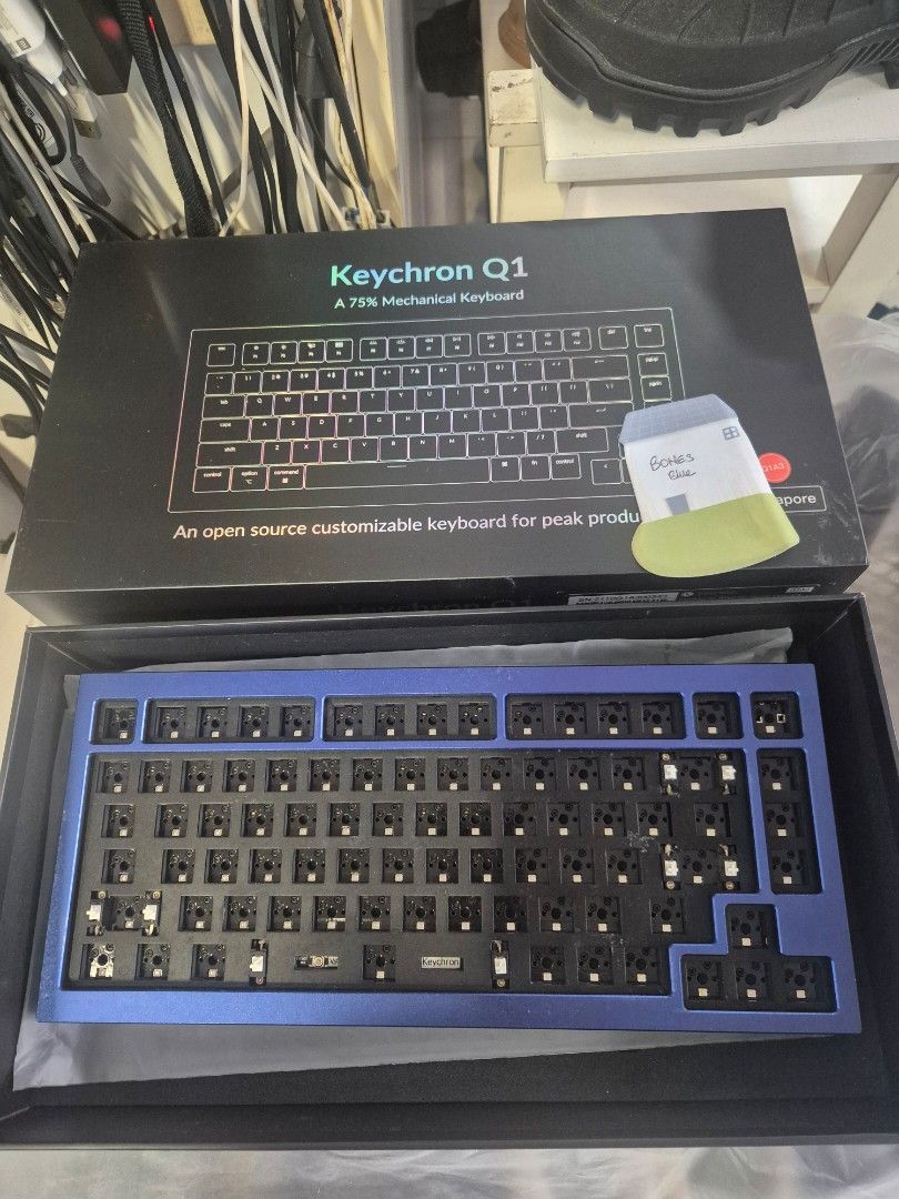 Keychron Q1 Mechanical Keyboard - Barebonre, Computers & Tech, Parts ...