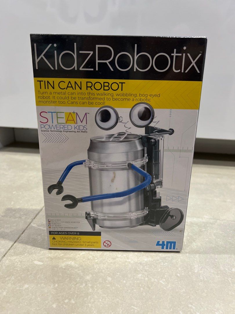 KidzRobotix Tin Can Robot Kit, Hobbies & Toys, Toys & Games on Carousell