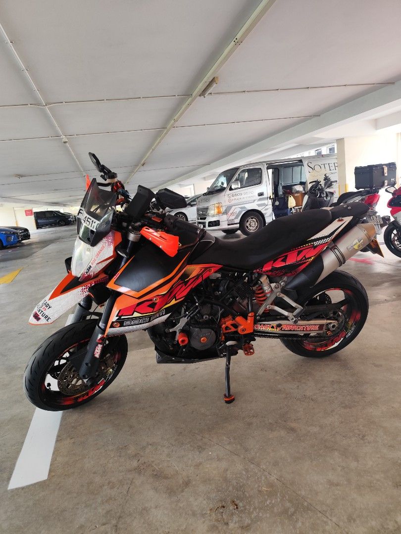KTM Supermoto 990, Motorcycles, Motorcycles for Sale, Class 2 on Carousell