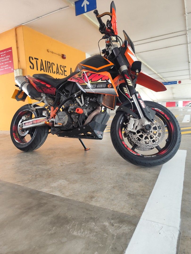KTM Supermoto 990, Motorcycles, Motorcycles for Sale, Class 2 on Carousell