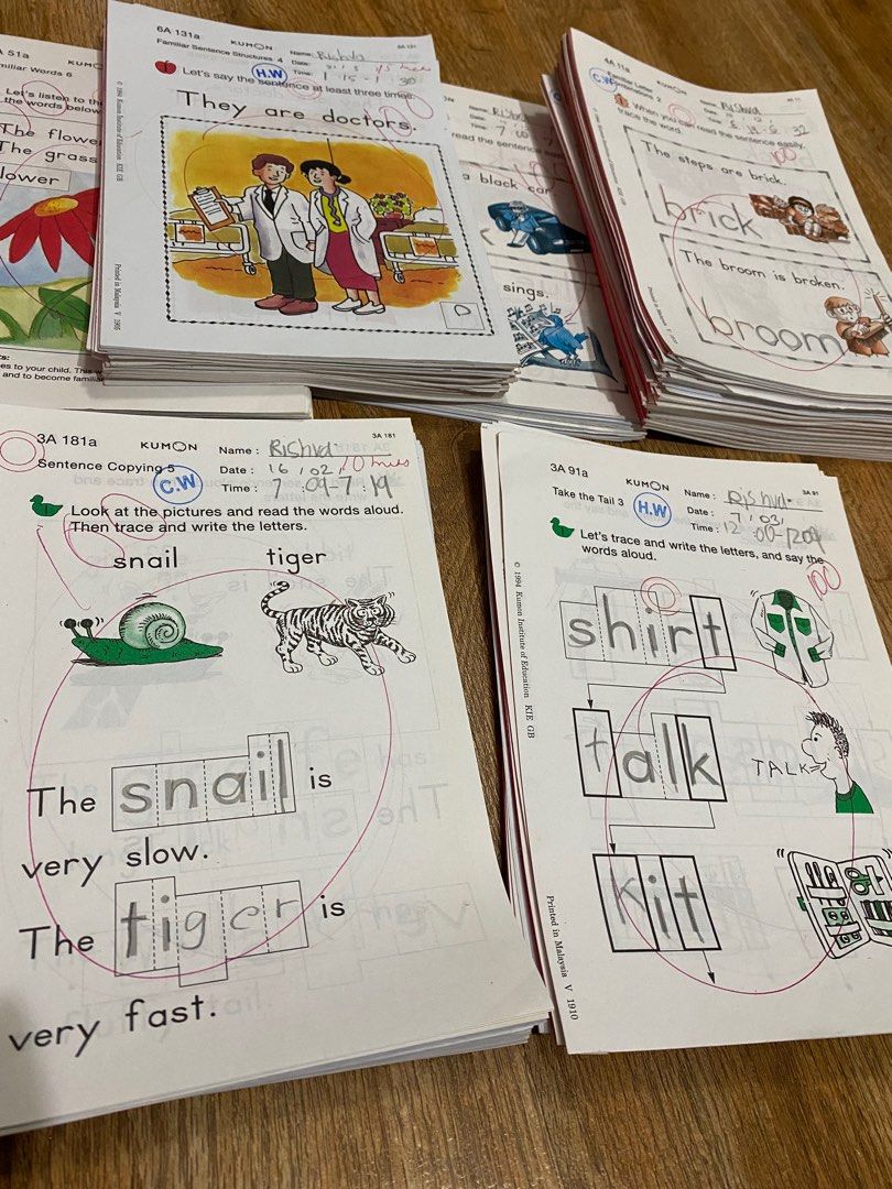 Kumon English Workbooks -, Hobbies & Toys, Books & Magazines, Children ...