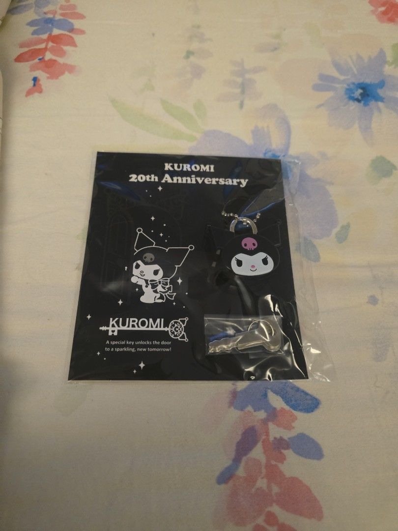 Kuromi 20th Anniversary Keychain, Hobbies & Toys, Toys & Games on Carousell