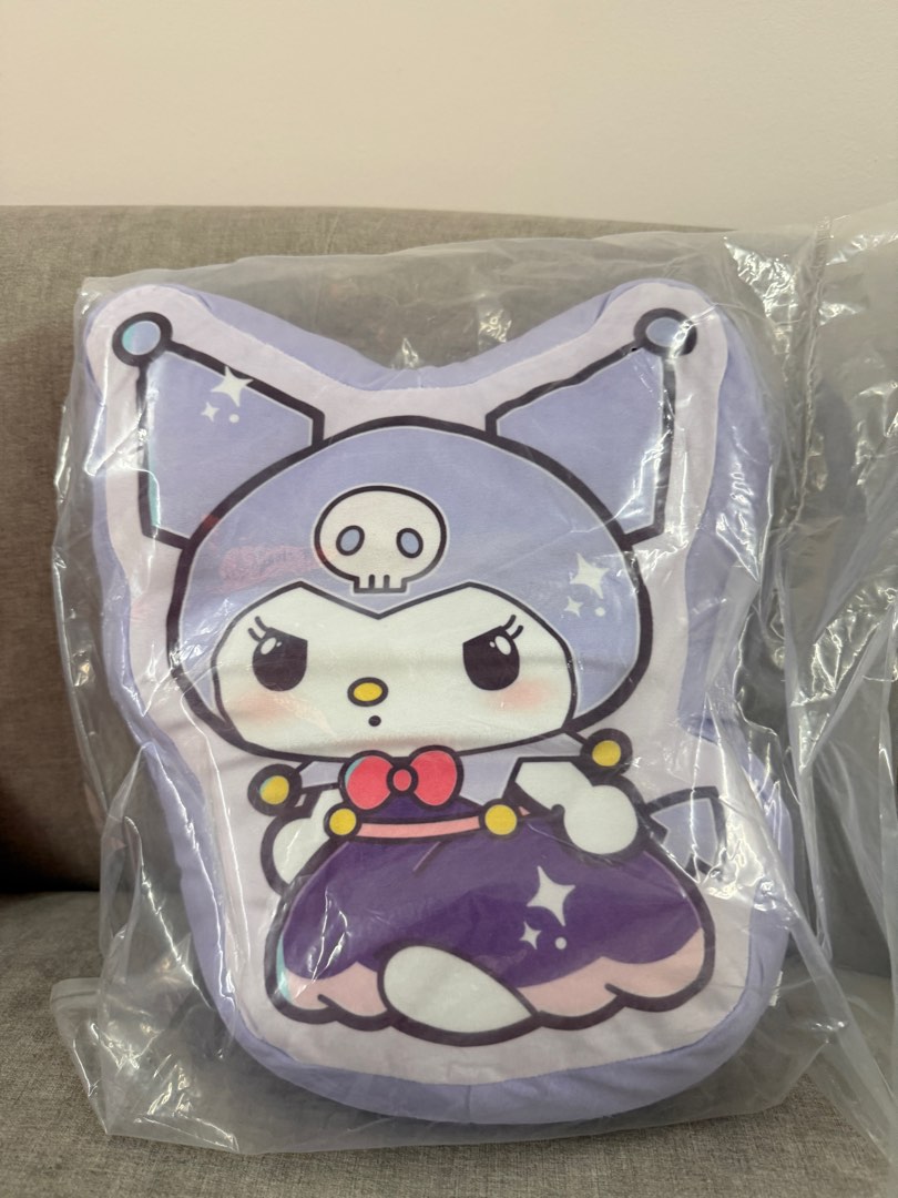 Kuromi cushion from cow play cow moo arcade, Furniture & Home Living ...