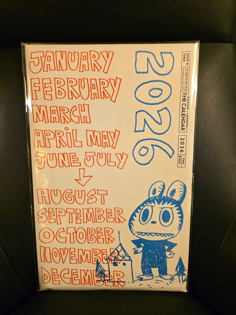 Labubu 2026 Wall Calendar (HK Monsters 10th Anniversary by Kasing Lung ...