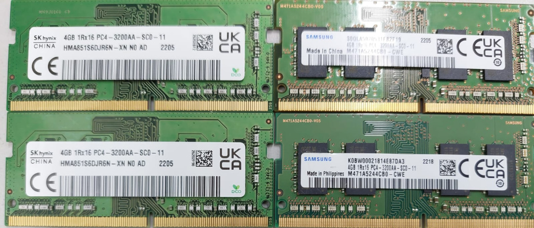 Laptop DDR4-3200 RAM Sticks - Samsung & SK Hynix, Computers & Tech ...