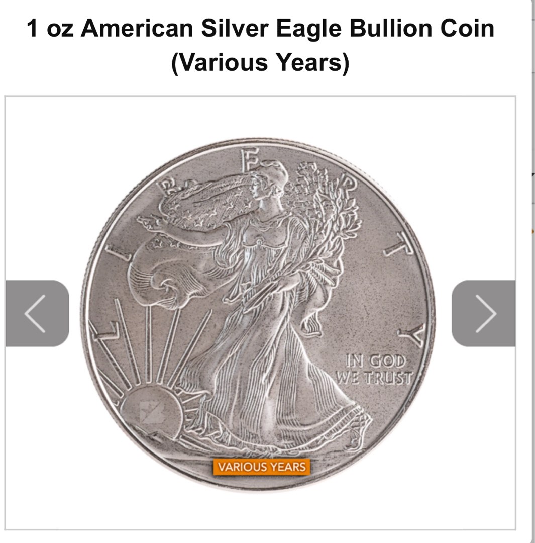 (last 2 tubes) 1 oz American Silver Eagle Bullion Coin, Hobbies & Toys ...