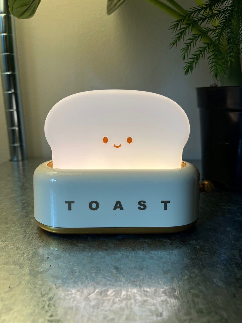 Led Toast Night Lamp, Furniture & Home Living, Lighting & Fans ...