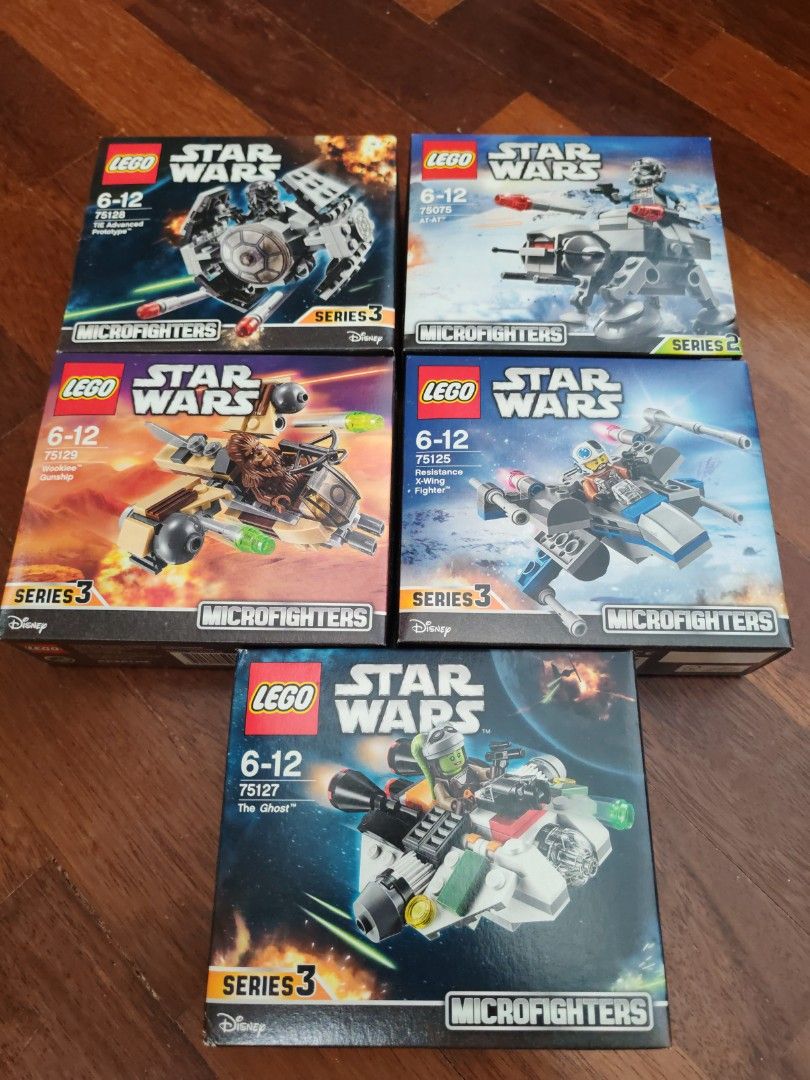 LEGO Star Wars Microfighters Series 2/3, Hobbies & Toys, Toys & Games ...