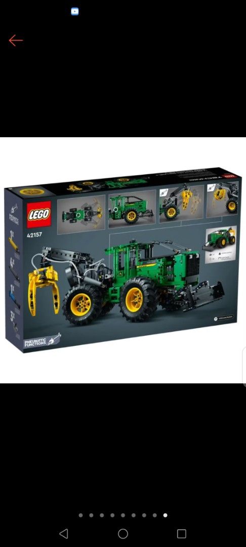 LEGO TECHNIC 42157 JOHN DEERE, Hobbies & Toys, Toys & Games on Carousell