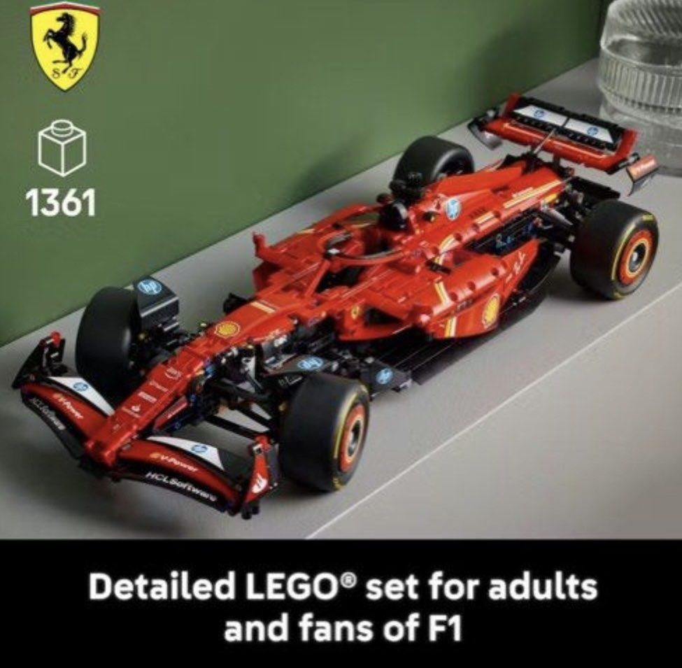 LEGO Technic Ferrari SF-24 F1 Race Car, Hobbies & Toys, Toys & Games on ...