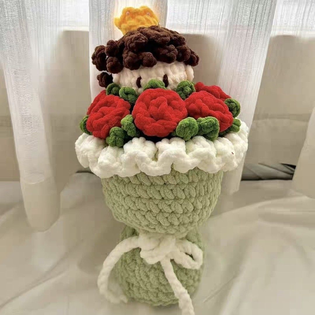 LITTLE PRINCE CROCHET FLOWER BOUQUET, Hobbies & Toys, Flowers ...