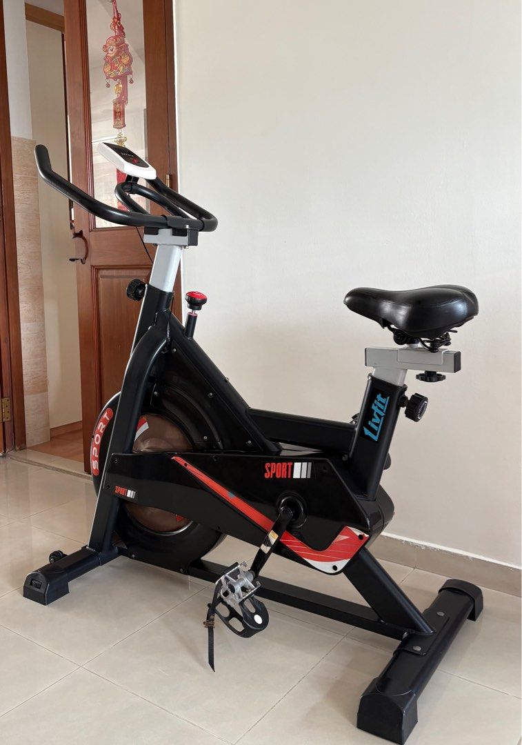 Livfit Sport Indoor Exercise Bike, Sports Equipment, Exercise & Fitness ...