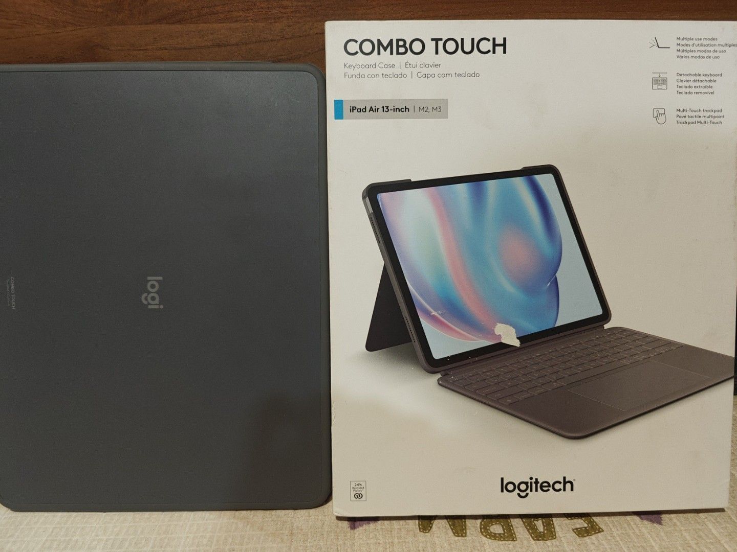 Logitech Combo Touch Keyboard Case for iPad Air 13-inch, Mobile Phones ...