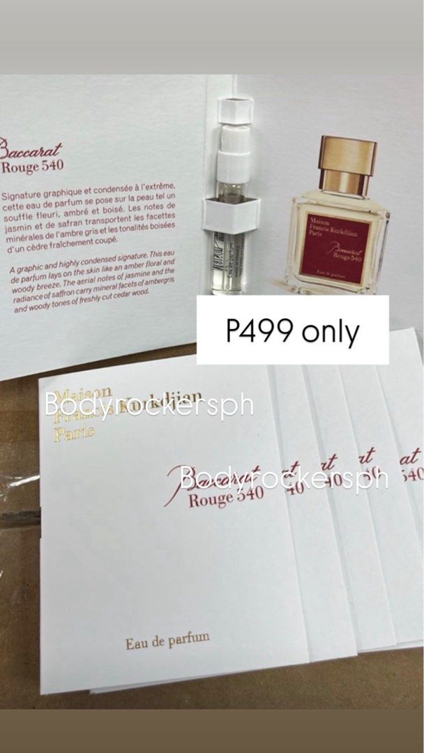 Maison Francis Kurkdjian Baccarat Rouge 540 Eau de Parfum, Beauty ...