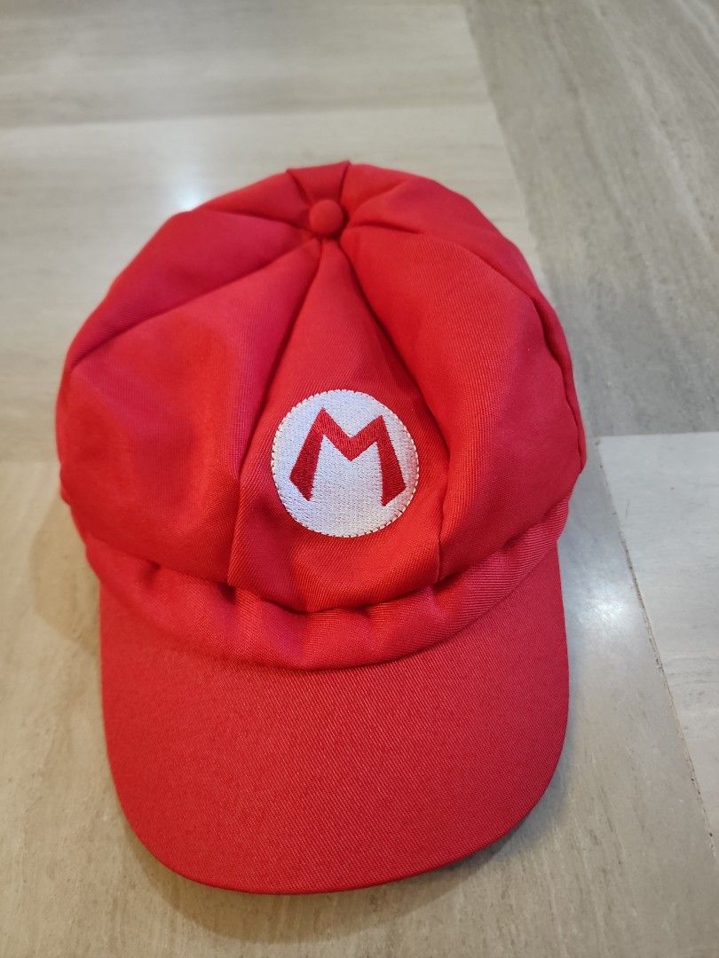 Mario Red Cap, Babies & Kids, Babies & Kids Fashion on Carousell