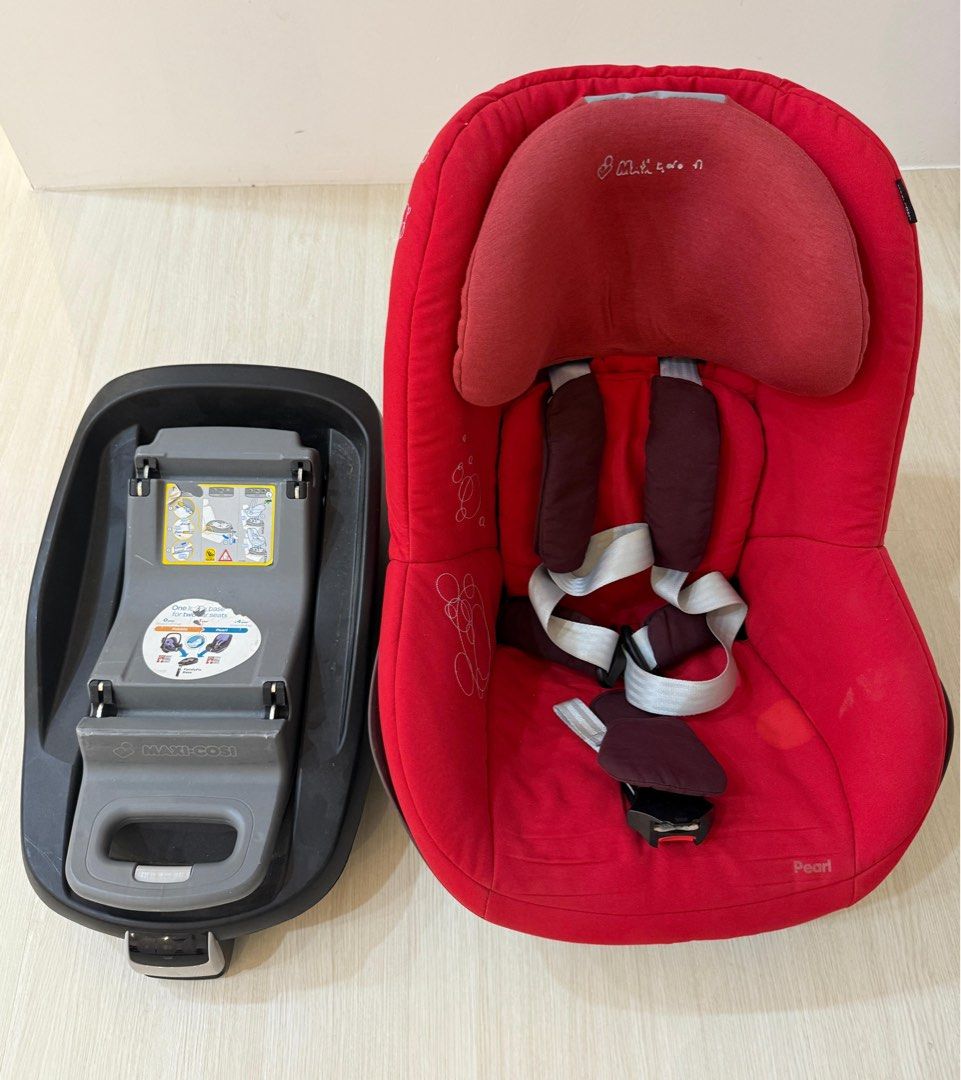 Maxi-Cosi Pearl Car Seat with Base, Babies & Kids, Going Out, Car Seats ...