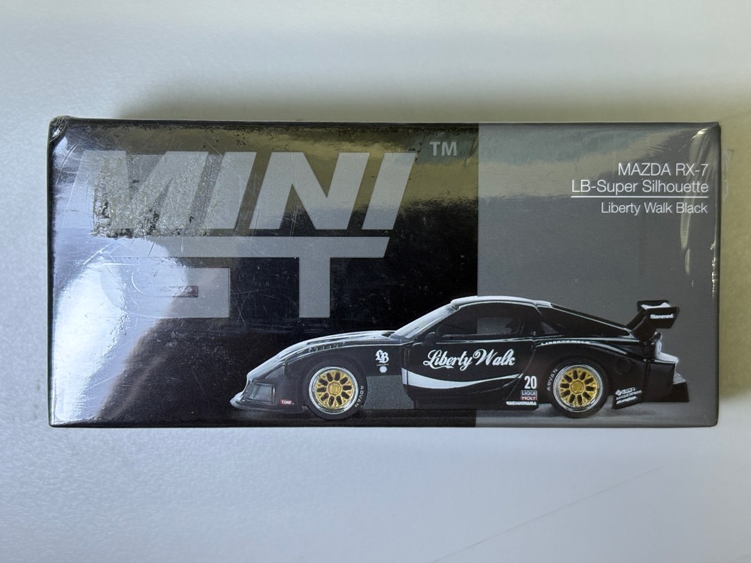 Mini GT Mazda RX-7 LB-Super Silhouette Liberty Walk Black, Hobbies ...