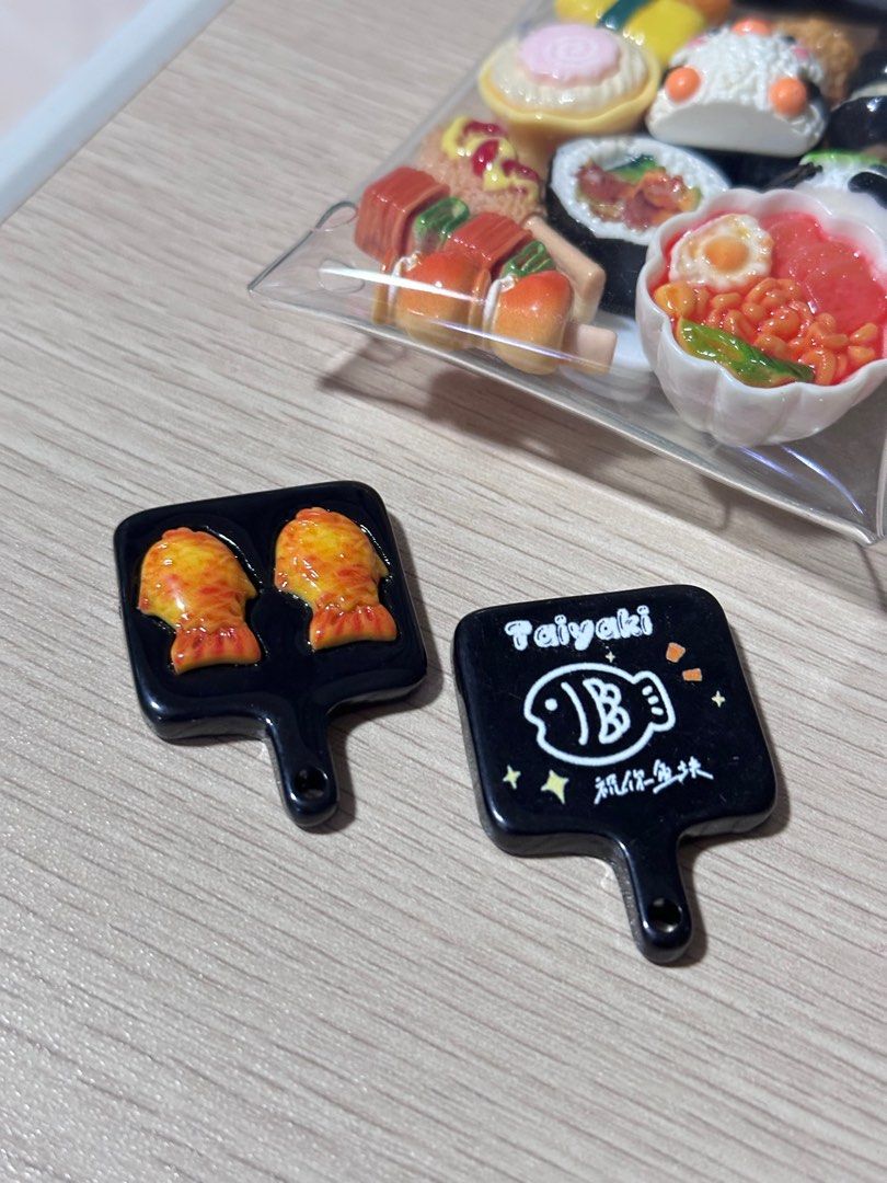 Miniature Food Charms - Sushi, Burgers, and More!, Hobbies & Toys, Toys ...