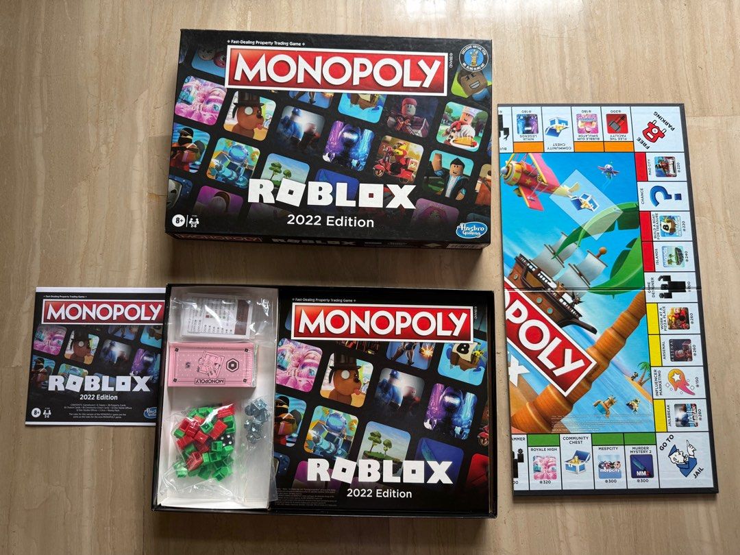 Monopoly Roblox 2022 Edition Board Game, Hobbies & Toys, Toys & Games ...