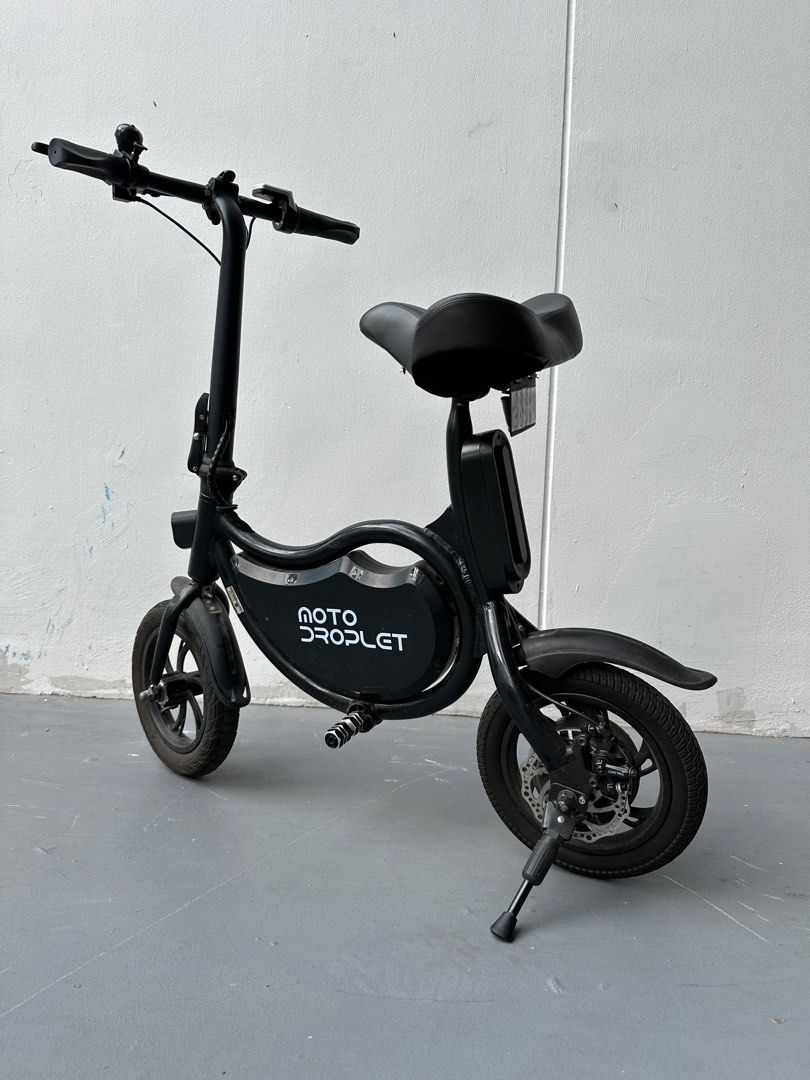 Moto Droplet Electric Scooter - Black, Sports Equipment, PMDs, E ...