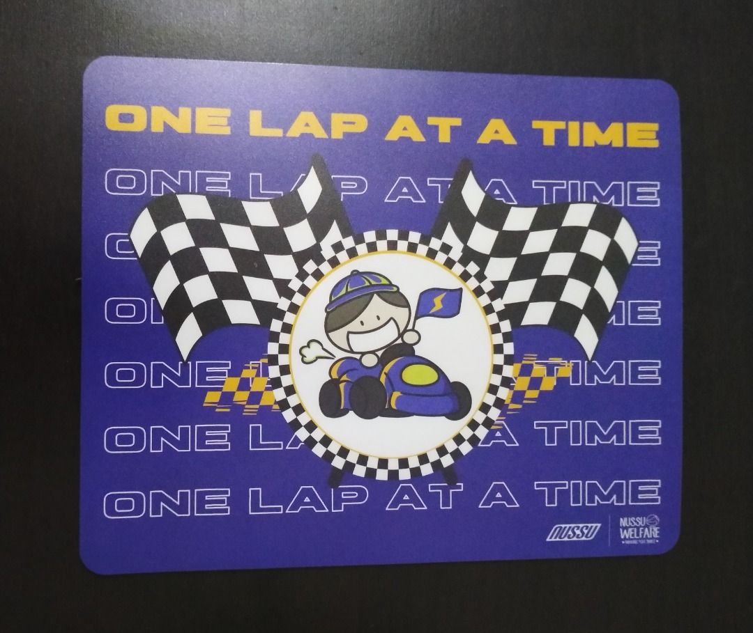 MousePad "One Lap at a Time", Computers & Tech, Parts & Accessories ...