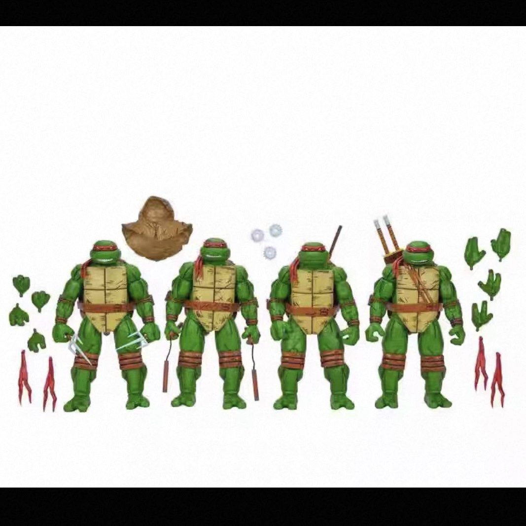 NECA Teenage Mutant Ninja Turtles TMNT - Jim Lawson Mirage TMNT 4 pack ...