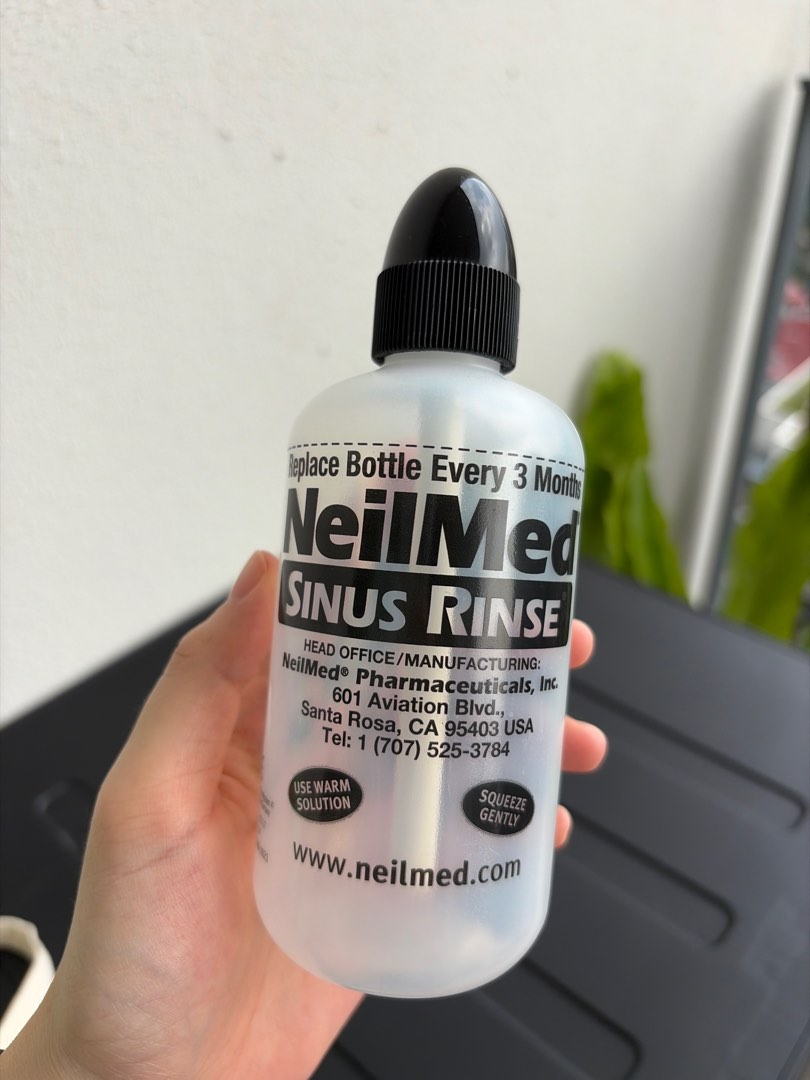 Neil Sinus Rinse Bottle, Health & Nutrition, Medical Supplies & Tools ...