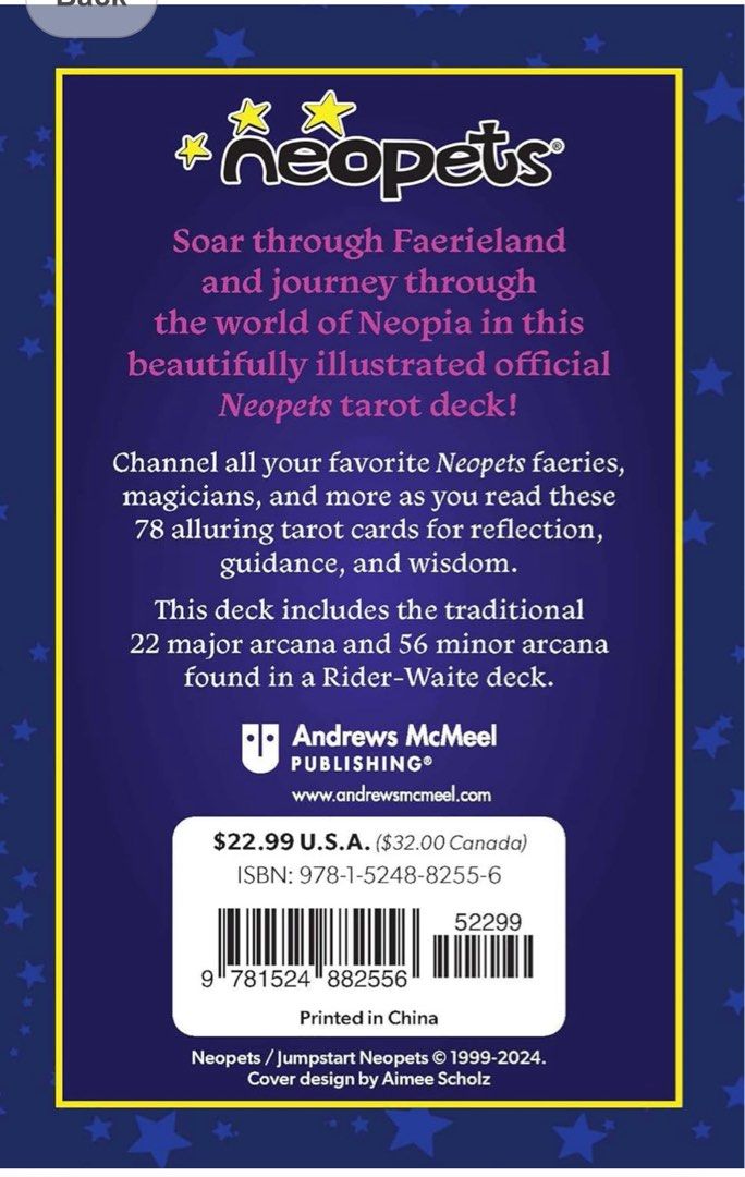 Neopets: The Official Tarot Deck A 78-Card Deck and Guidebook, Faerie ...