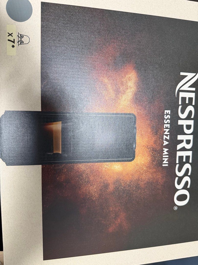 Nespresso Essenza Mini Coffee Machine 7 capsules, TV & Home Appliances ...