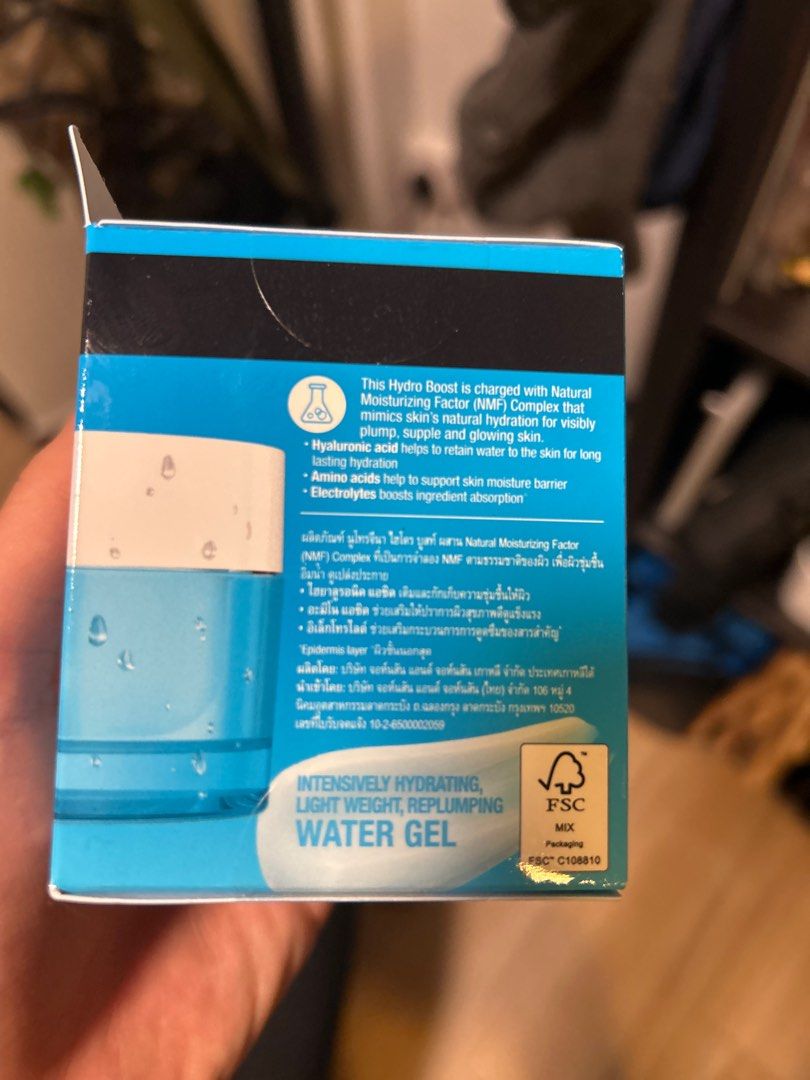 Neutrogena Hydro Boost Hyaluronic Acid Water Gel, Beauty & Personal ...