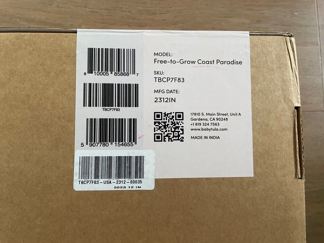 [NEW] Tula Free-to-Grow Baby Carrier (Coast Paradise), Babies & Kids ...