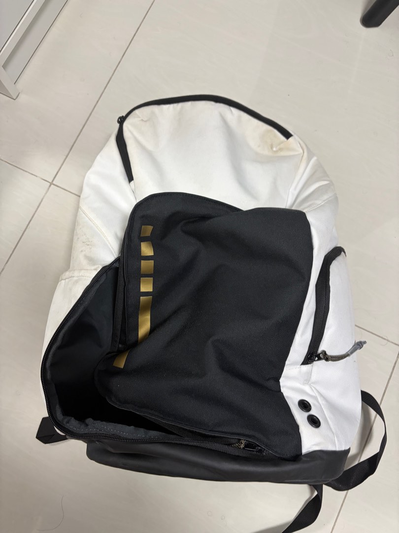 Nike Elite Backpack - Black and White, Men's Fashion, Bags, Backpacks ...