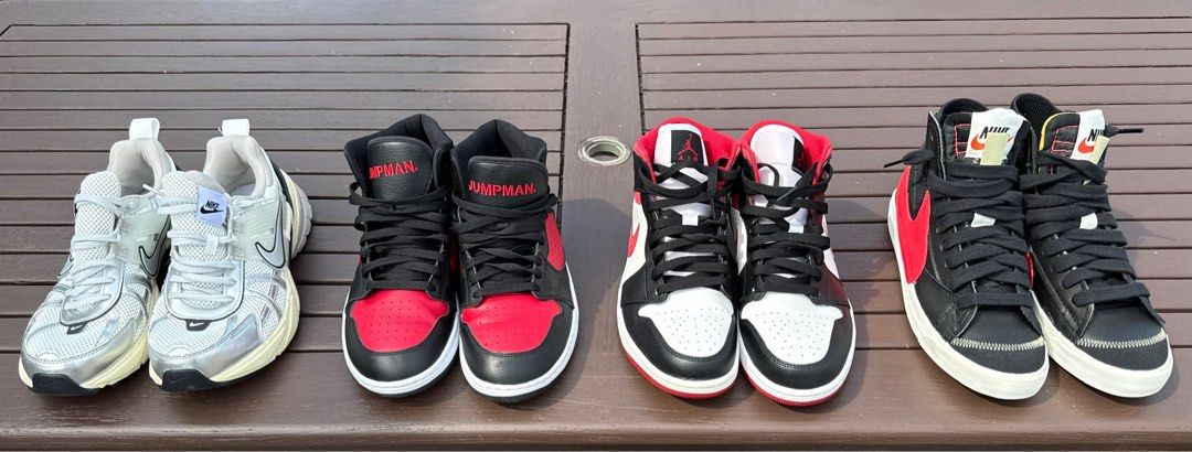 Nike Jordan 1s, Blazer Mid, V2K Run - Various Sizes, Men's Fashion ...