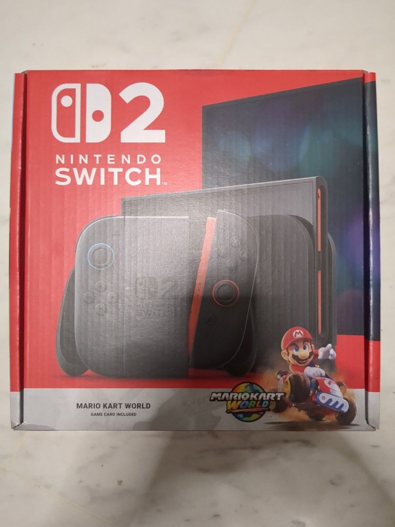 Nintendo Switch 2 Console - Mario Kart World, Video Gaming, Video Game ...