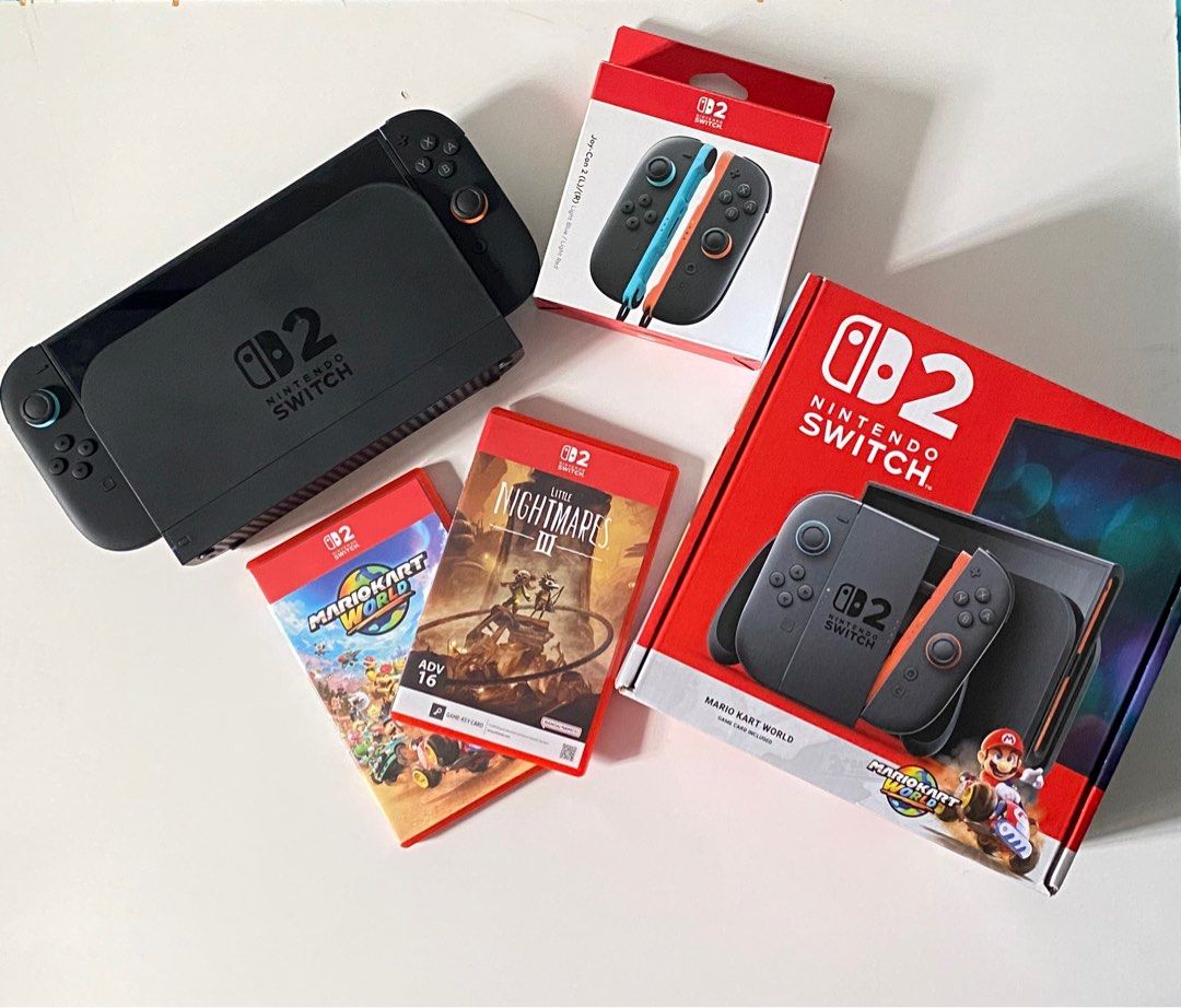 Nintendo Switch 2 Full Package, Video Gaming, Video Game Consoles ...